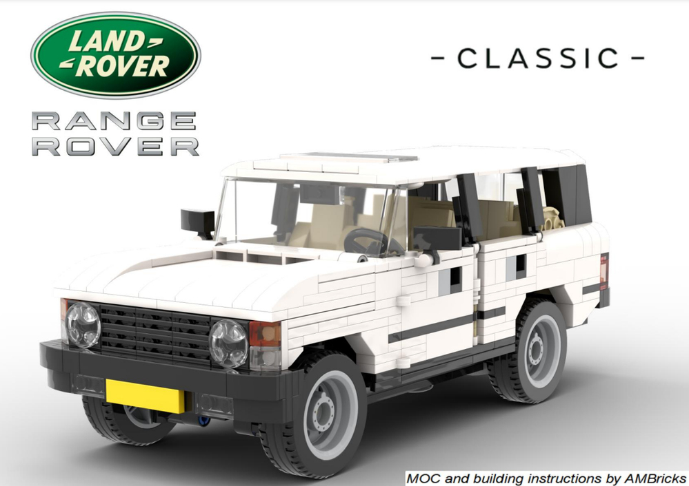 LEGO MOC Range Rover Classic by AM_Bricks | Rebrickable - Build with LEGO