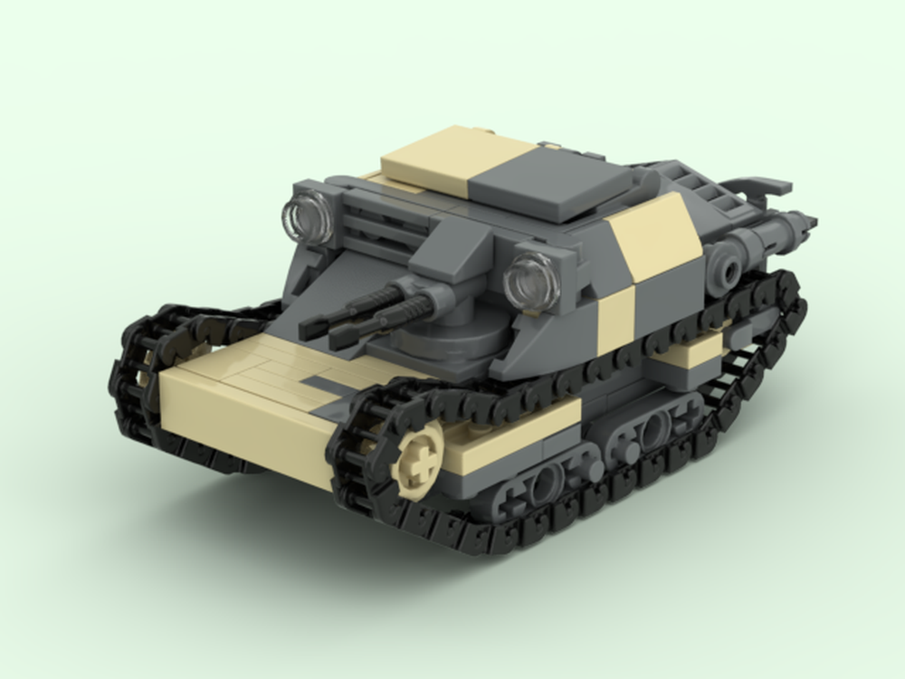 LEGO MOC CV-33 tankette L3/33 by warbrick.ww2 | Rebrickable - Build ...