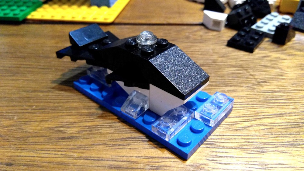 LEGO MOC Nano Whale by Saitodepaula | Rebrickable - Build with LEGO