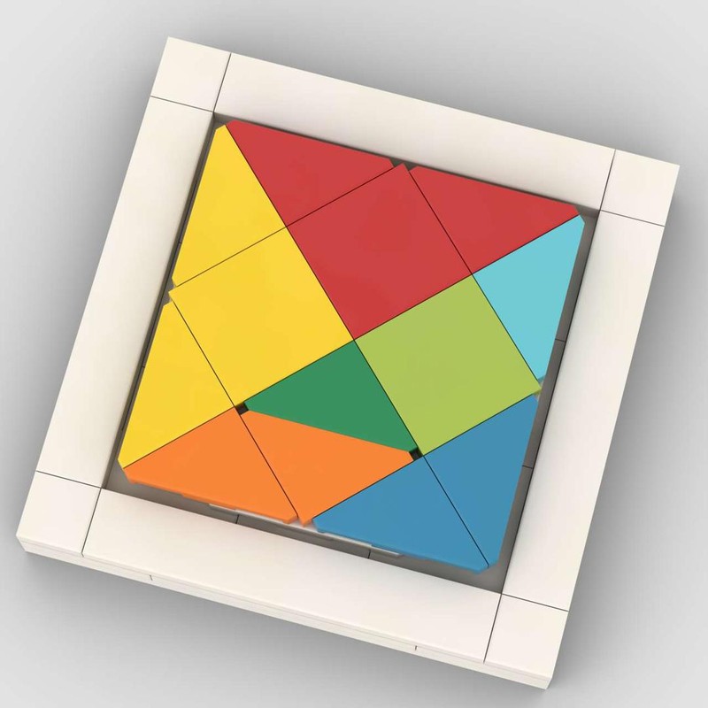 LEGO MOC Seven Pieces Puzzle-4√2 x 4√2 by uminuo | Rebrickable - Build ...