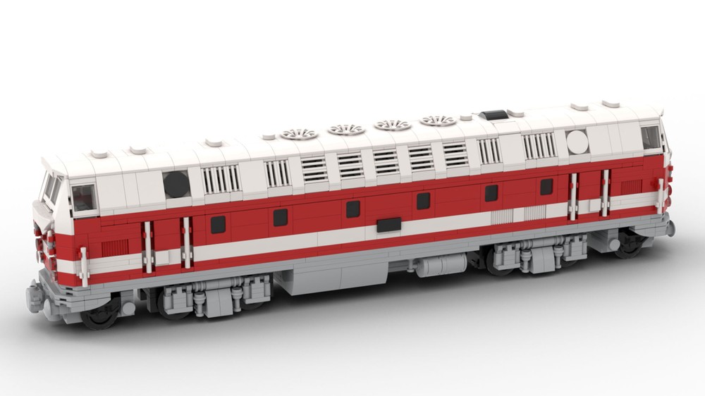 LEGO MOC locomotive Diesel RC - BR 119 - MOC by Mimi68 | Rebrickable - Build with LEGO