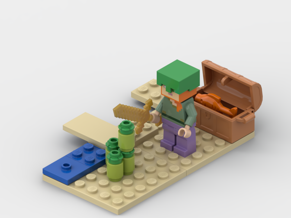 LEGO MOC-120908 Mine craft world part 6 by thibou1234 | Rebrickable ...
