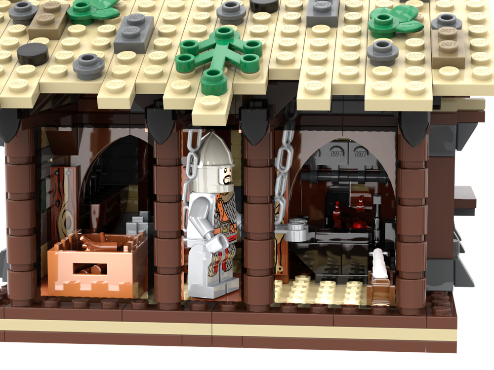 LEGO MOC Ildevar The Blacksmith by TheForgeBricks | Rebrickable - Build ...