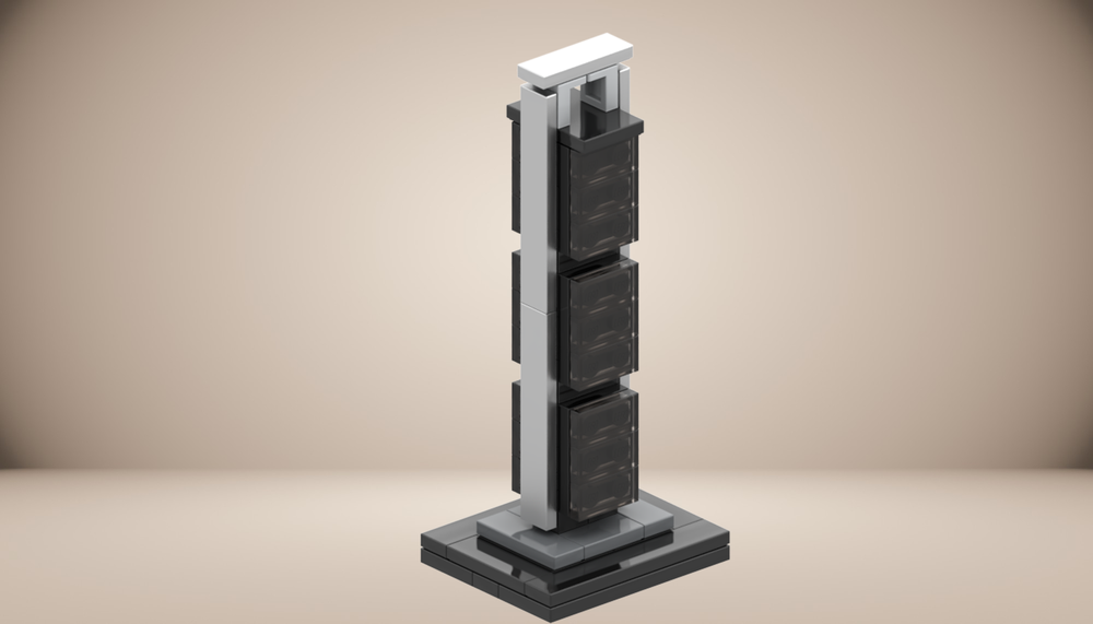 LEGO MOC Torre Cepsa (Caja Bankia, Repsol) - Madrid (Mini) by tobetop ...