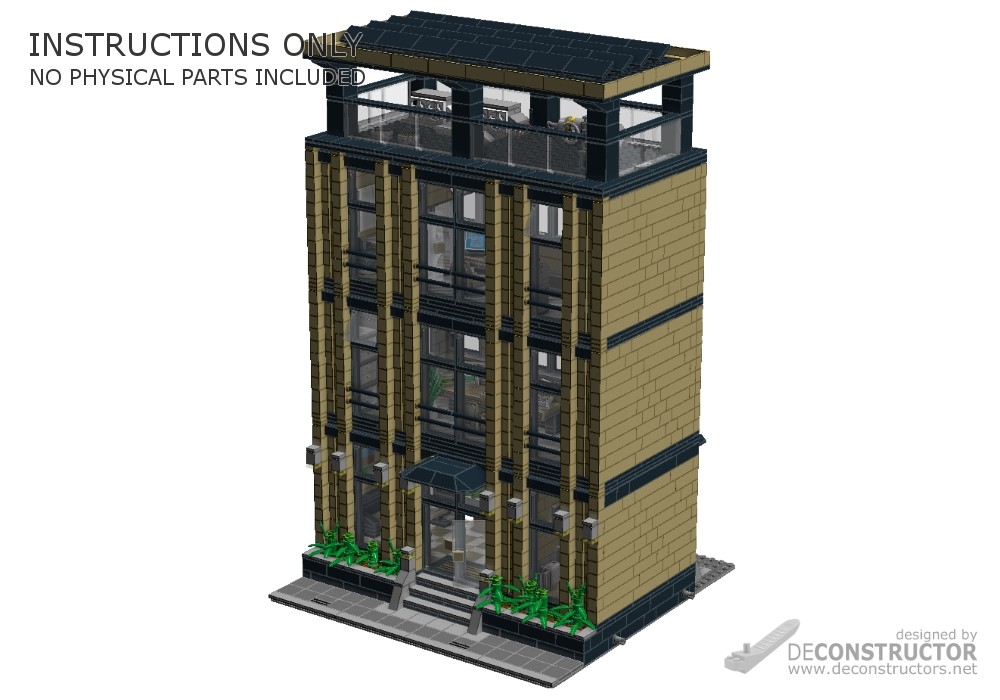 LEGO MOC Corporate Headquarters (Modular building) by deConstructor ...