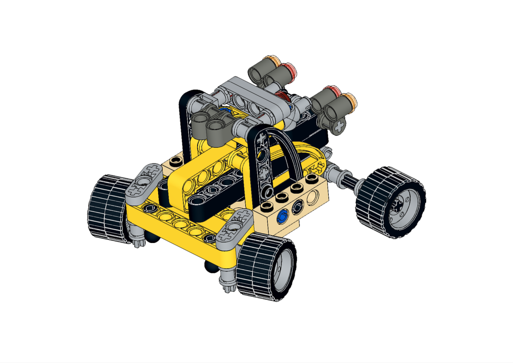 Lego Moc All Terrain Buggy By Narp Rebrickable Build With Lego