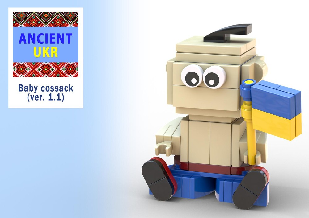 LEGO MOC Baby cossack (ver. 1.1) by AncientUkr | Rebrickable - Build ...