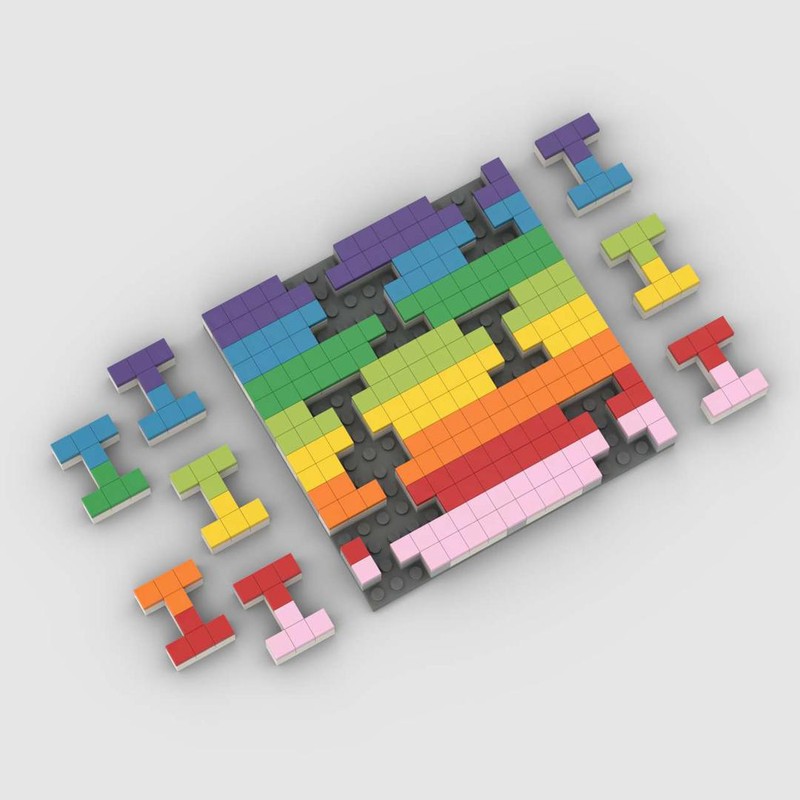 LEGO MOC Puzzle Tessellation:H by uminuo | Rebrickable - Build with LEGO