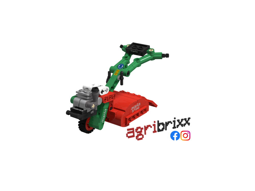 LEGO MOC agria 3100 Rotavator by agribrixx | Rebrickable - Build with LEGO