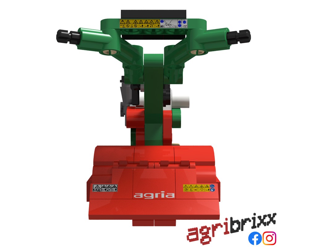 Lego Moc Agria 3100 Rotavator By Agribrixx Rebrickable Build With Lego