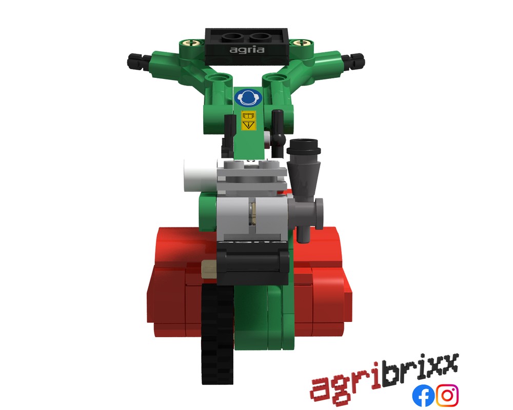 Lego Moc Agria 3100 Rotavator By Agribrixx Rebrickable Build With Lego