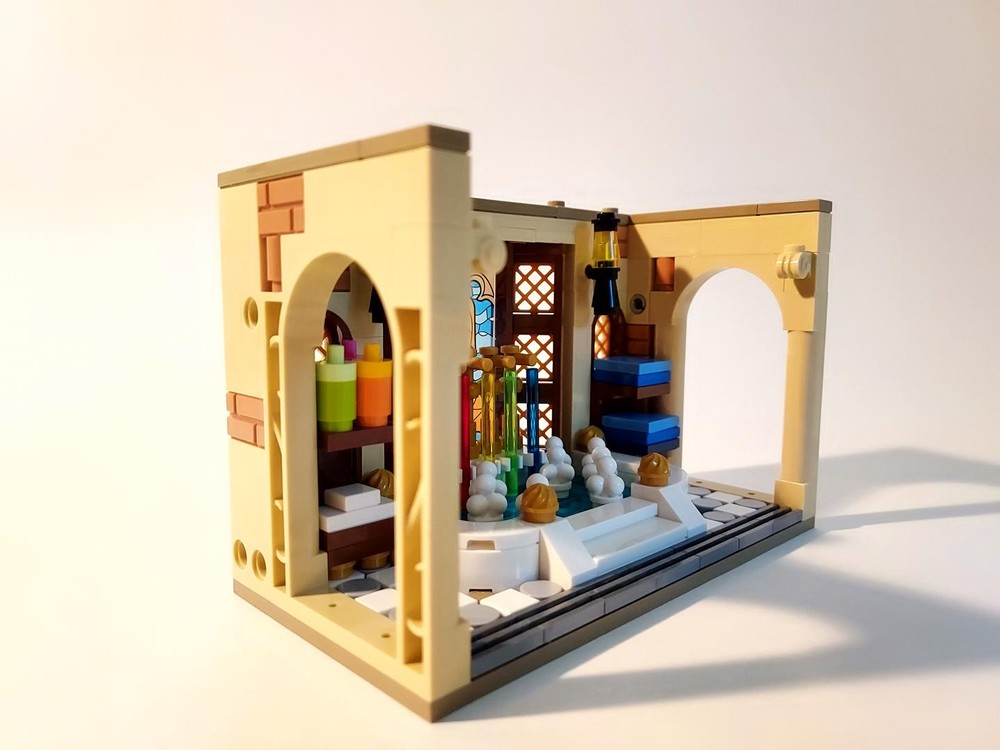 LEGO MOC Prefects' Bathroom by TrevorToad | Rebrickable - Build with LEGO