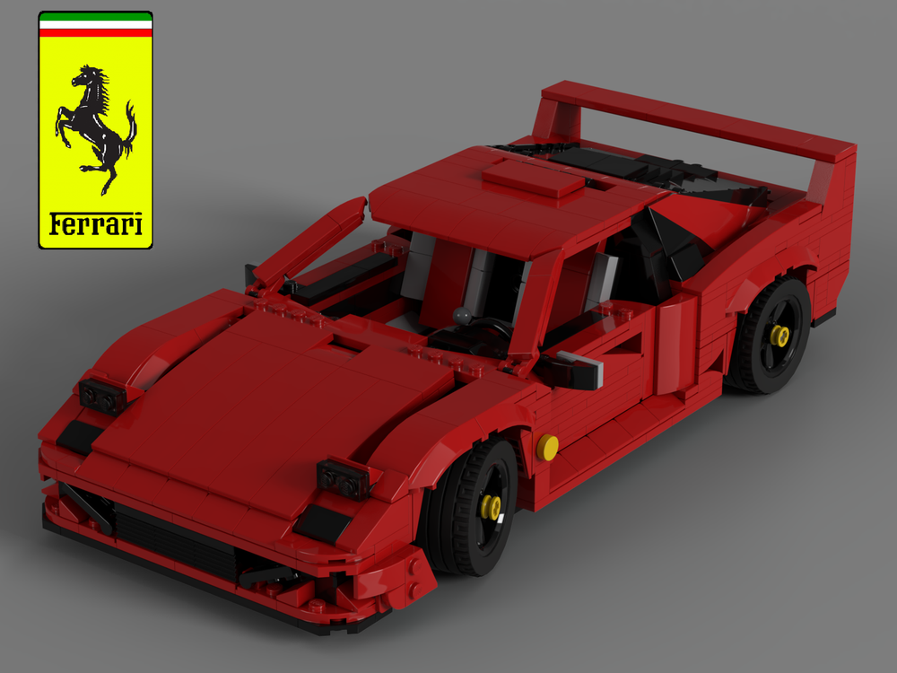 LEGO MOC Ferrari F40 by Kirvet | Rebrickable - Build with LEGO