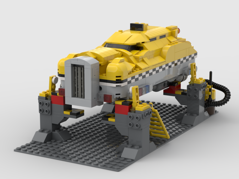 LEGO MOC The fifth element taxi by brick_squirrel | Rebrickable - Build ...