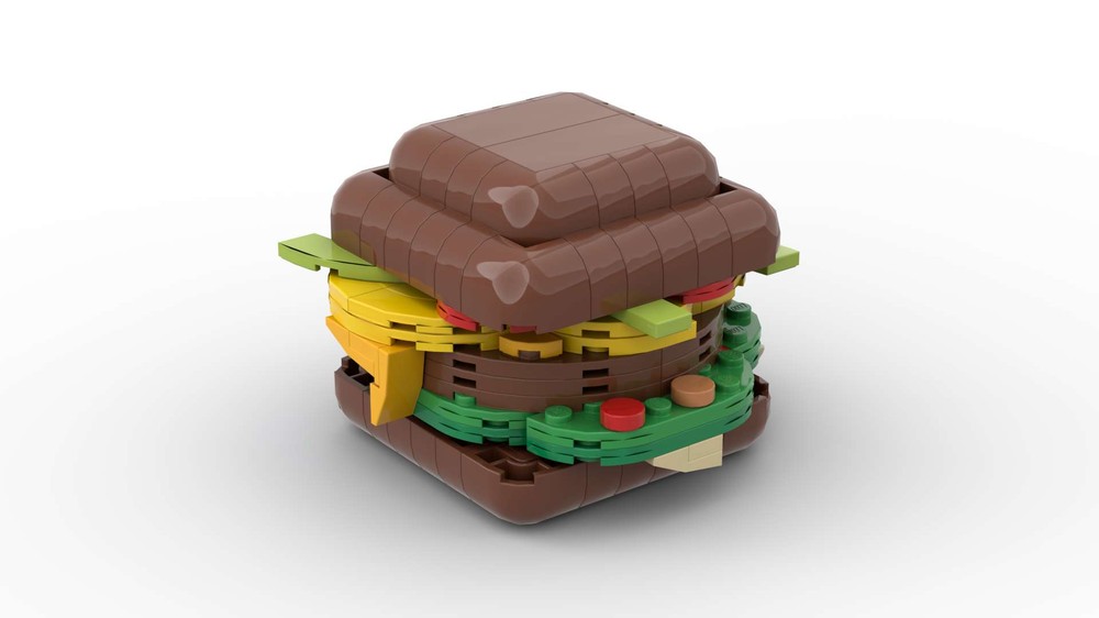 LEGO MOC Hamburger by barsim70 | Rebrickable - Build with LEGO