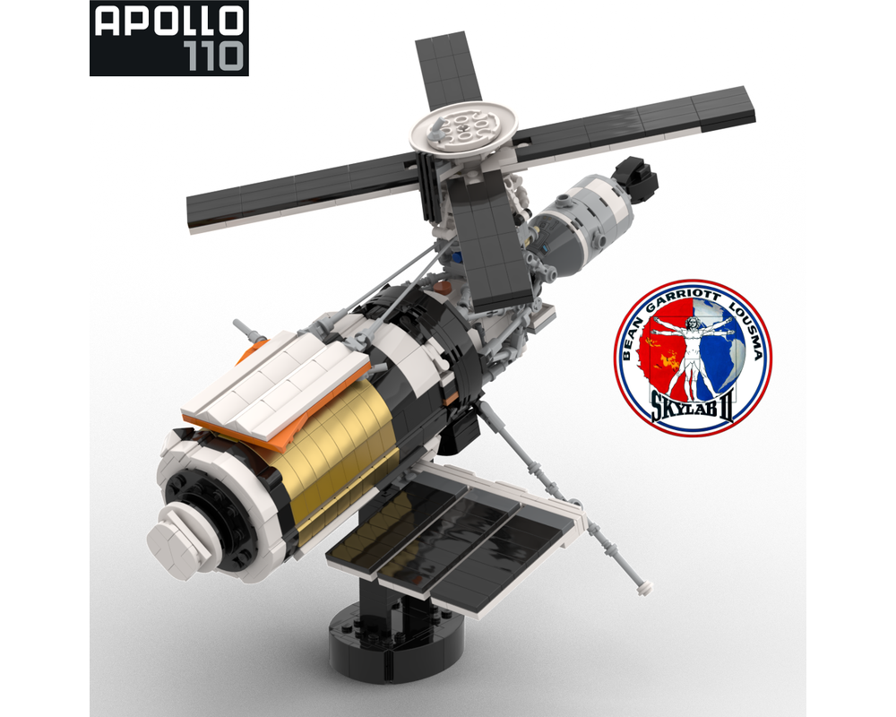 Lego Moc Skylab 1110 Scale By Apollo110bricks Rebrickable