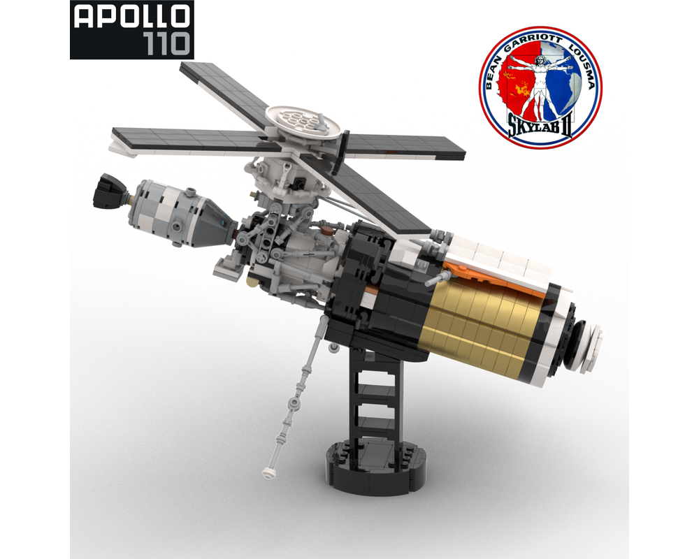 Lego Moc Skylab 1110 Scale By Apollo110bricks Rebrickable