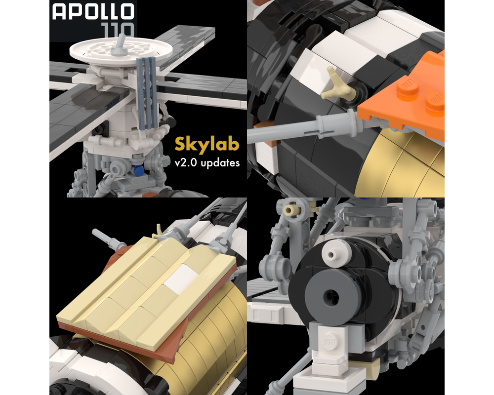 LEGO MOC Skylab [1:110 scale] by Apollo_110_Bricks | Rebrickable ...