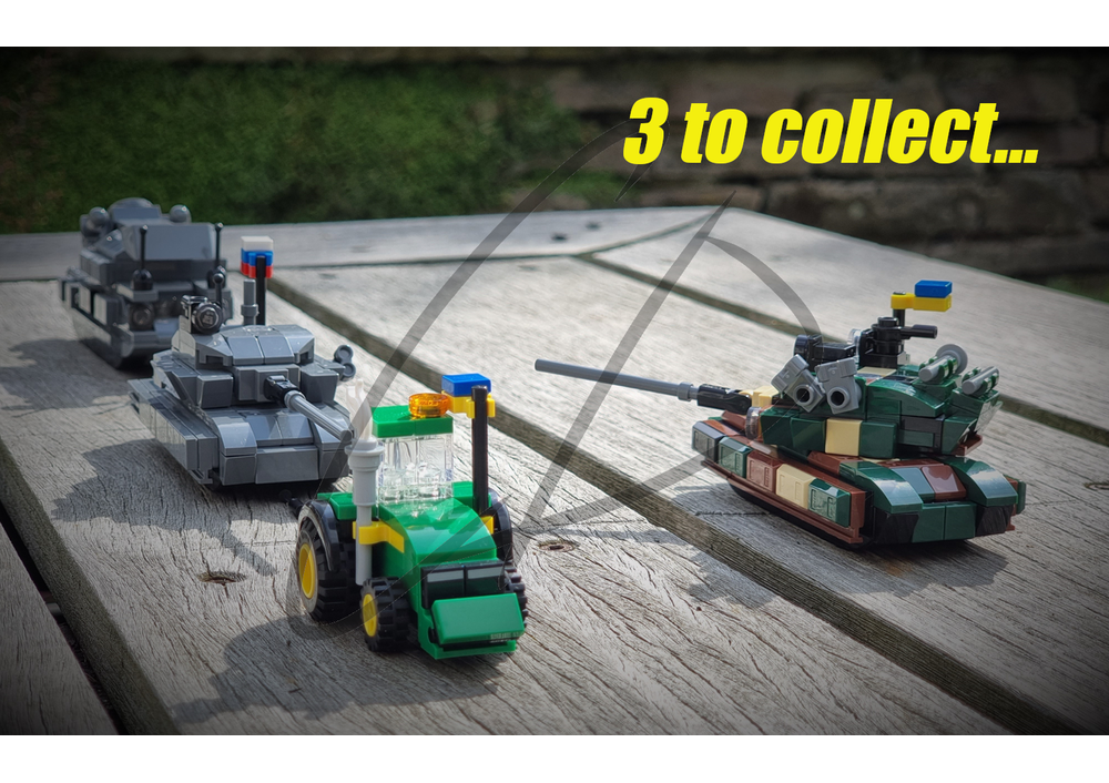 LEGO MOC John Deere Tractor & Russian T-72 – UKRAINE by Mexximus ...