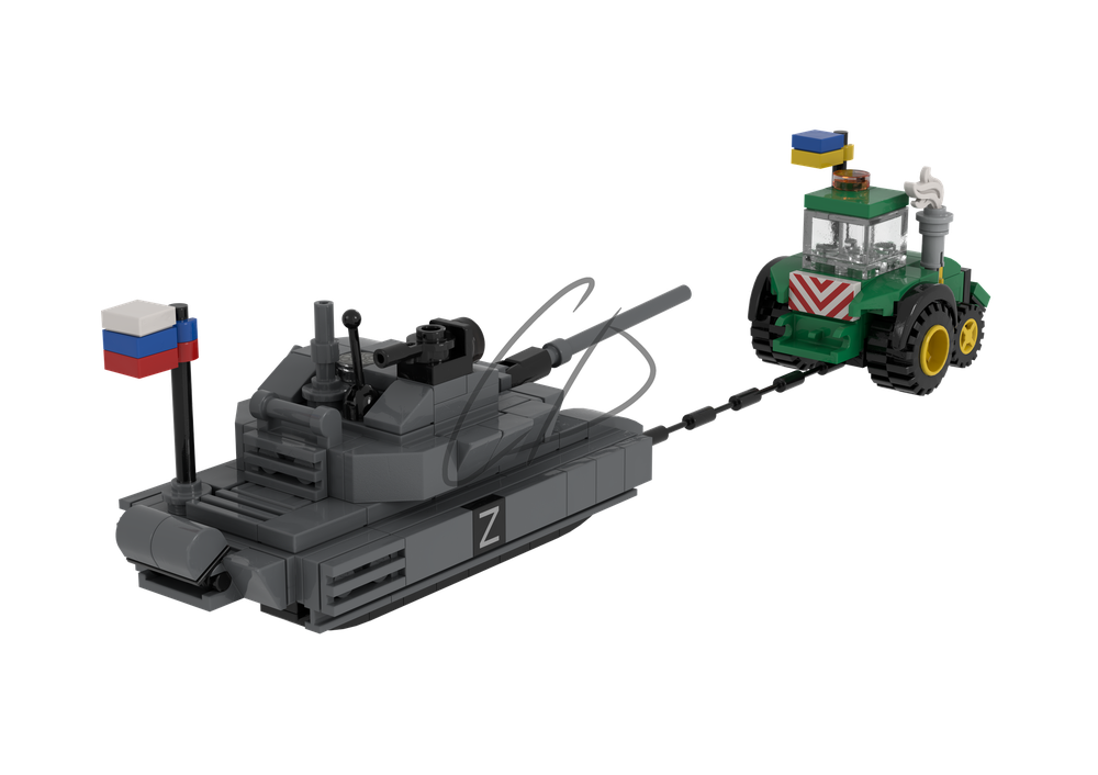LEGO MOC John Deere Tractor & Russian T-72 – UKRAINE by Mexximus ...