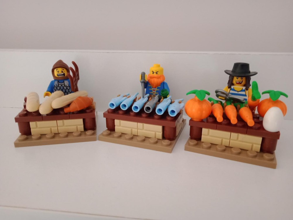 LEGO MOC Market Stalls by Jonny_Hairface | Rebrickable - Build with LEGO