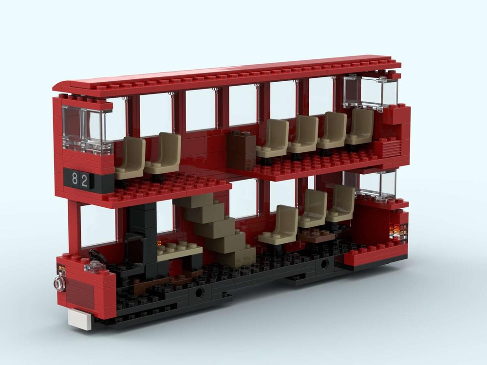 Lego Moc Mcw Metrobus London Transport Buses British Double Decker Bus