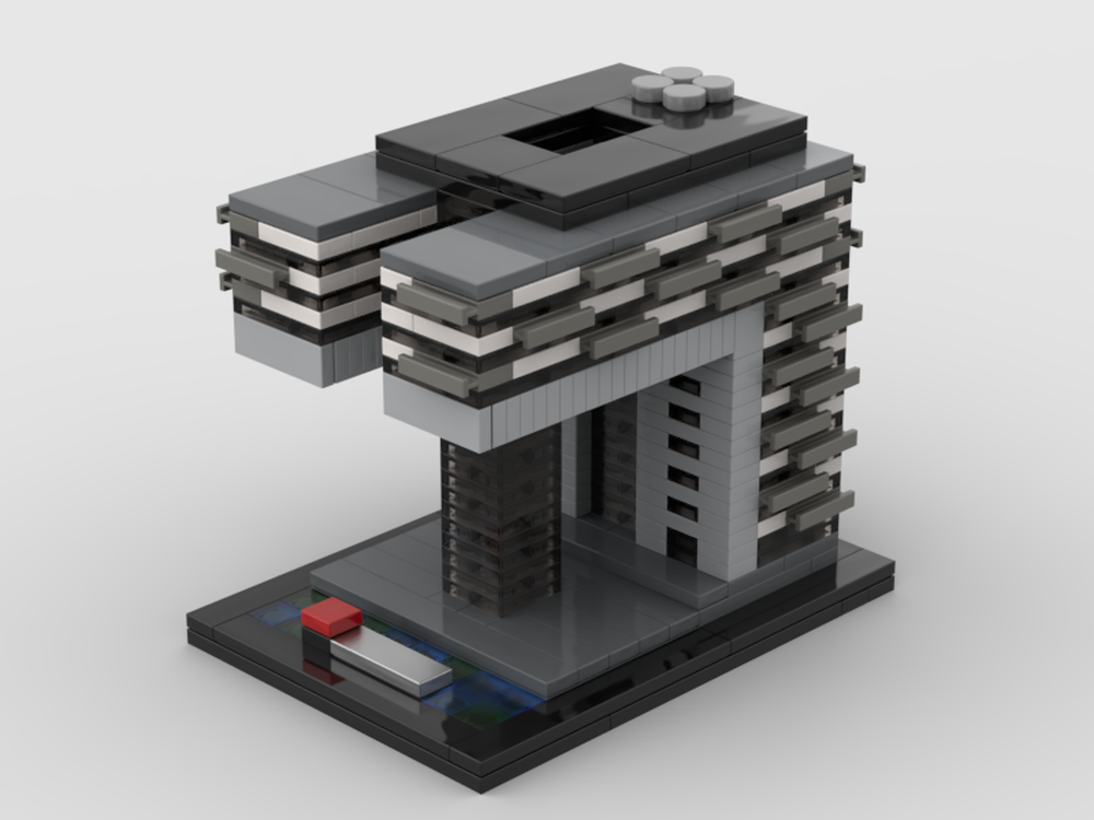 LEGO MOC Kranhaus Nord - Cologne / Köln by tobetop | Rebrickable ...