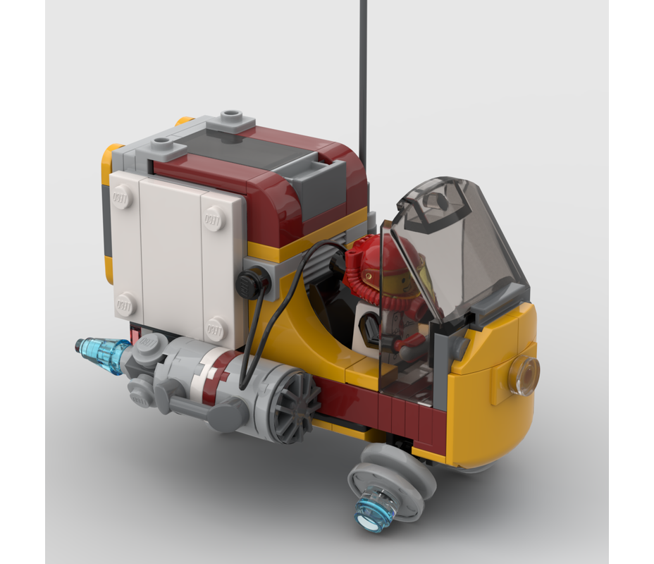 LEGO MOC Space Delivery Scooter by Digi_Brick | Rebrickable - Build ...