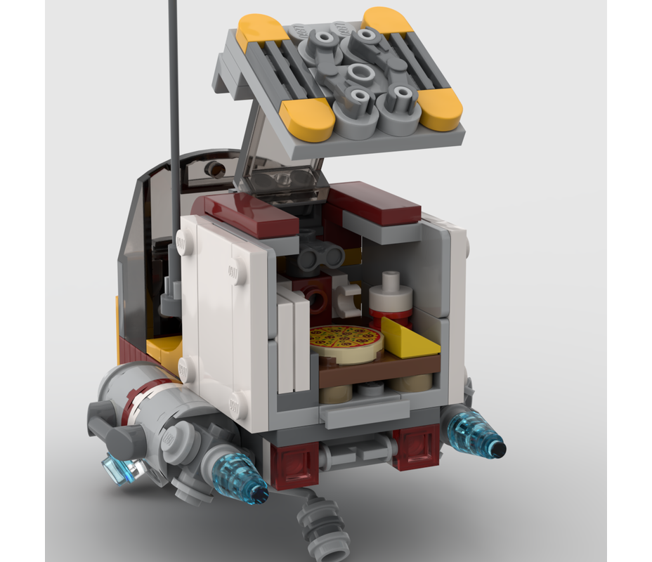 LEGO MOC Space Delivery Scooter by Digi_Brick | Rebrickable - Build ...