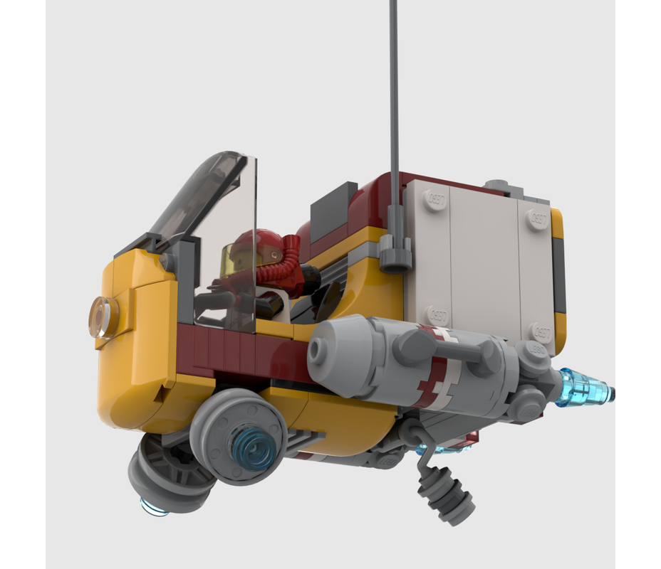 LEGO MOC Space Delivery Scooter by Digi_Brick | Rebrickable - Build ...