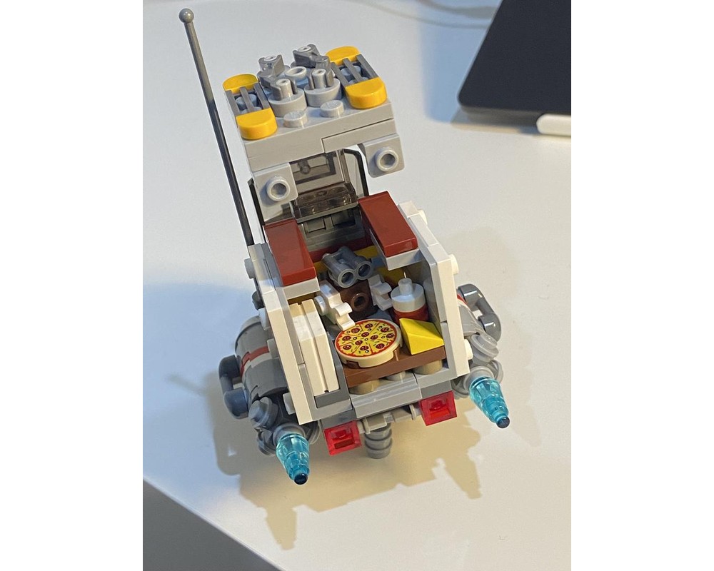 Lego Moc Space Delivery Scooter By Digibrick Rebrickable Build