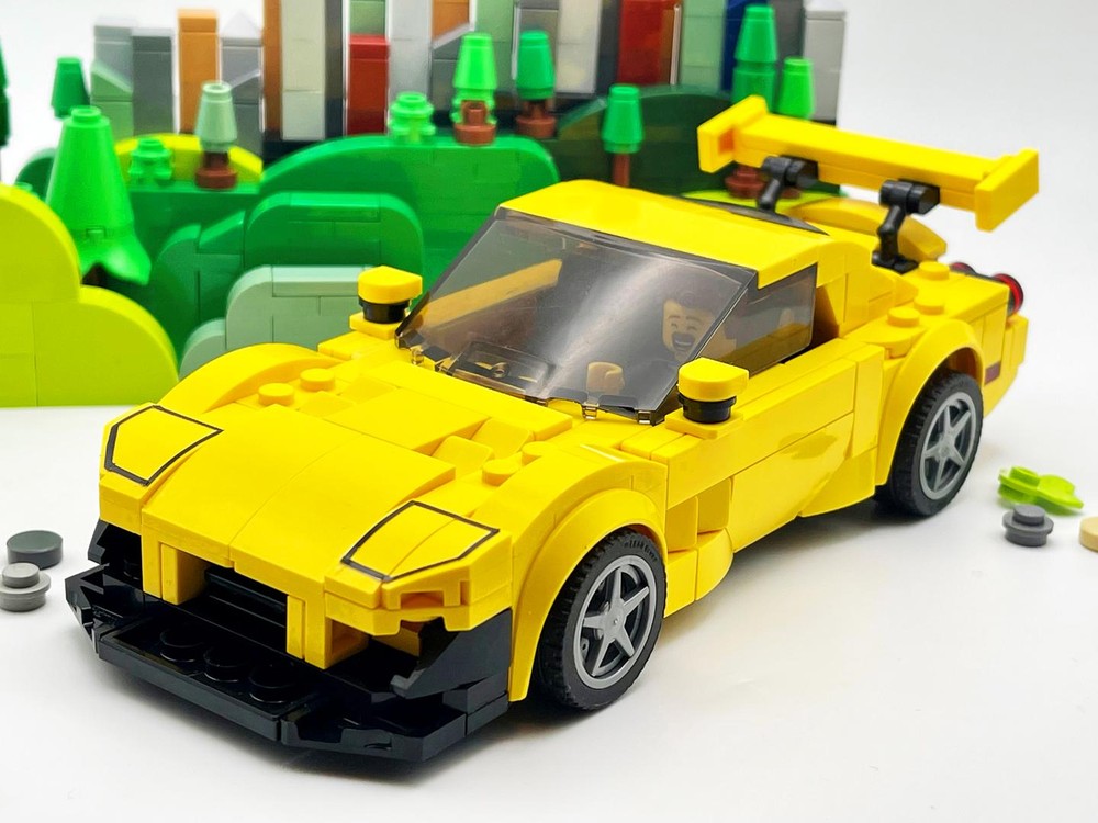 LEGO MOC Zoomy RX-7 from Initial D by IBrickedItUp | Rebrickable ...