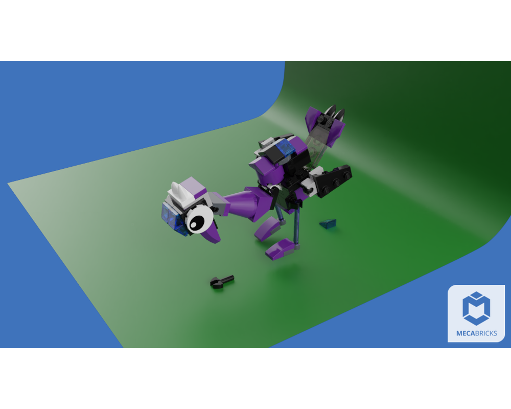 LEGO MOC 41525 One-eyed ostrich by BriXperiMent | Rebrickable - Build ...