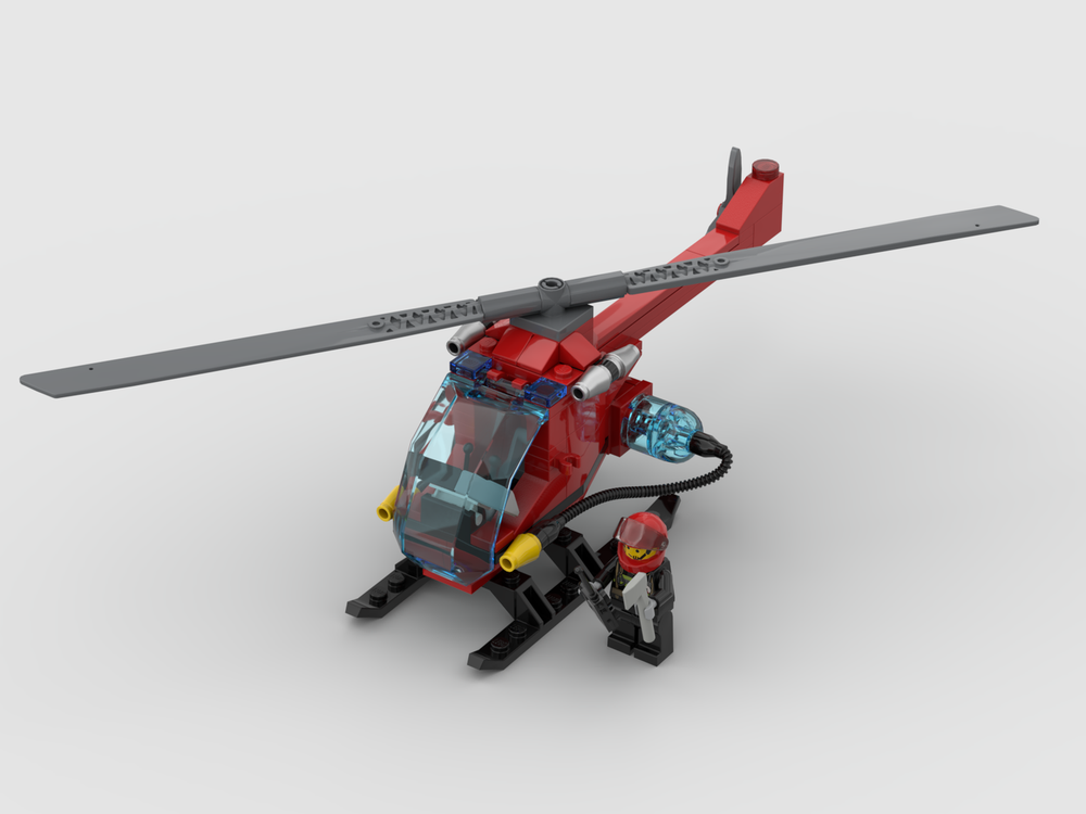 LEGO MOC 6531 Flame chaser - remake helicopter v2 by Redness ...
