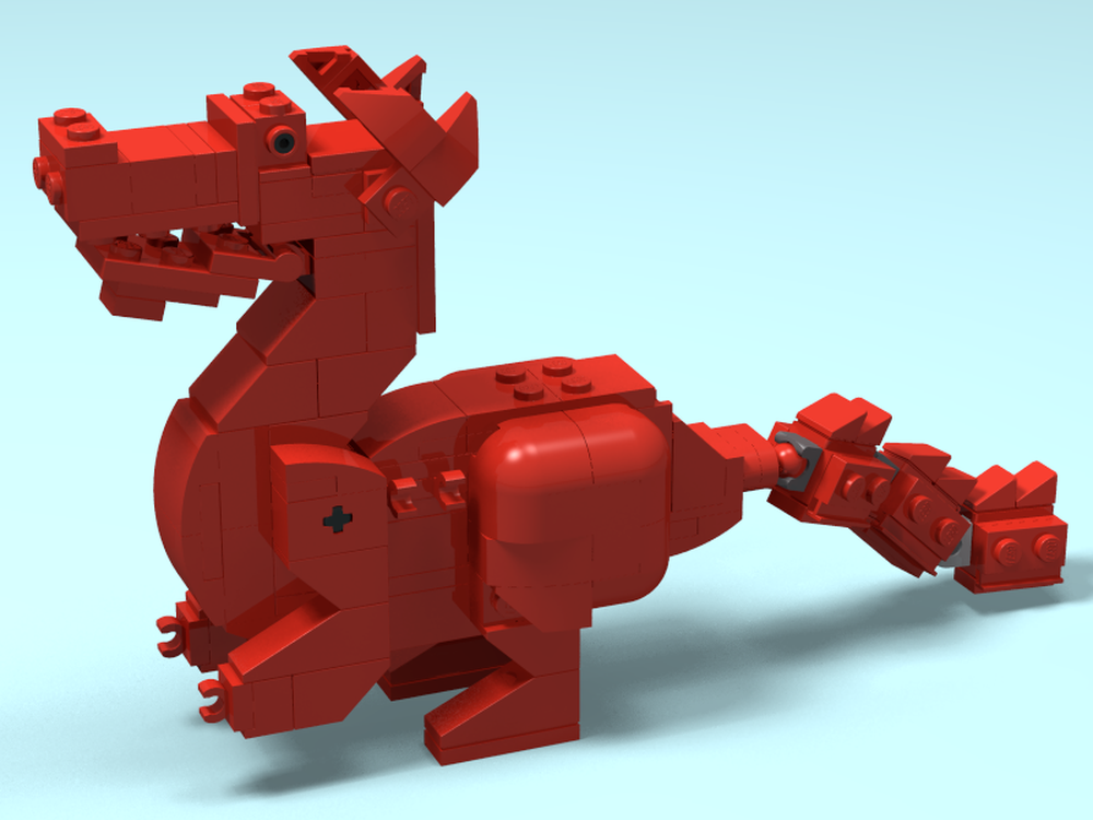 LEGO MOC Classic Dragon Build by 22.custom | Rebrickable - Build with LEGO