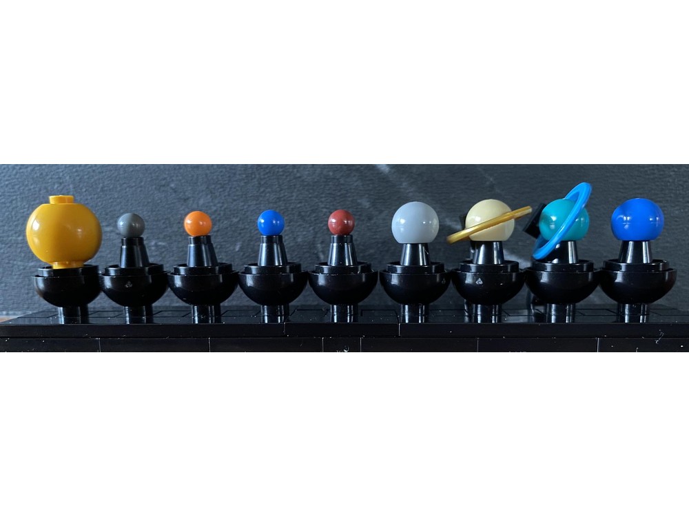 LEGO MOC Miniature solar system by Brickean | Rebrickable - Build with LEGO