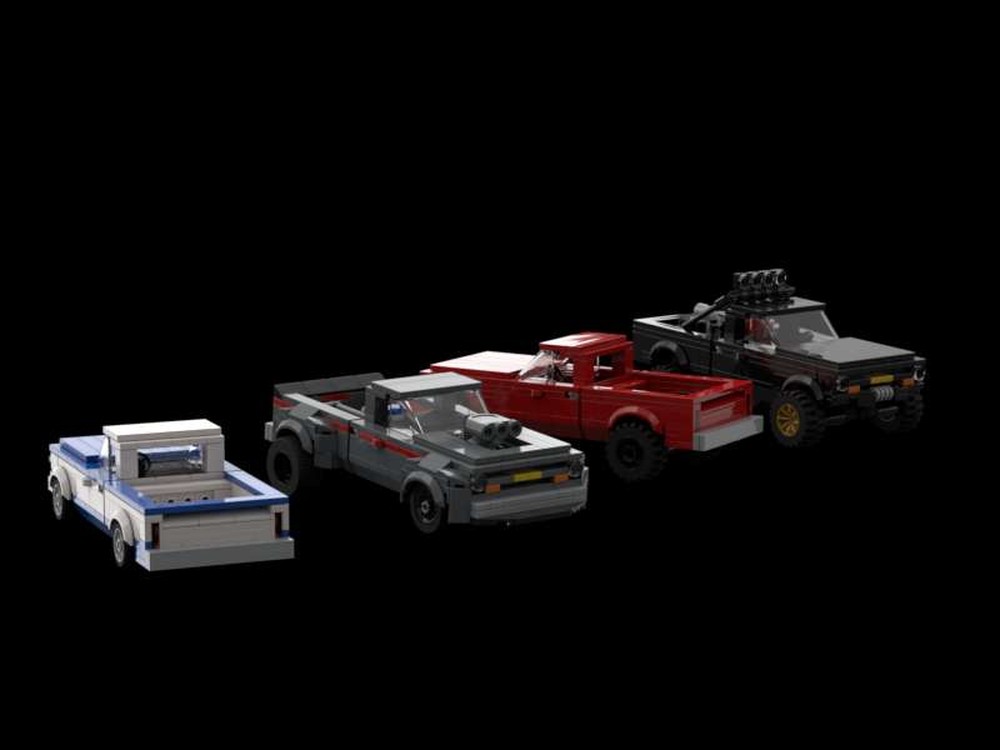 LEGO MOC '68 C10 Pack of 4 by ZLTR co. | Rebrickable - Build with LEGO