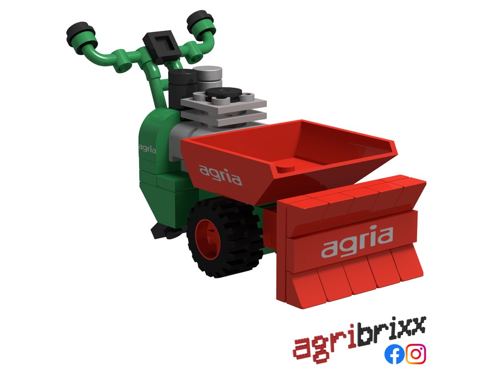 Lego Moc Agria 0400 With Transport Trough And Snow Shovel By Agribrixx