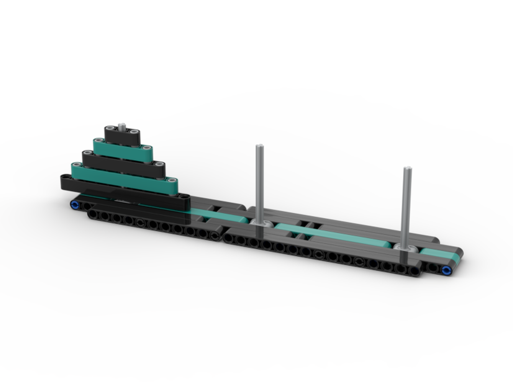 Lego Moc Tower Of Hanoi By Bd Technic Rebrickable Build With Lego