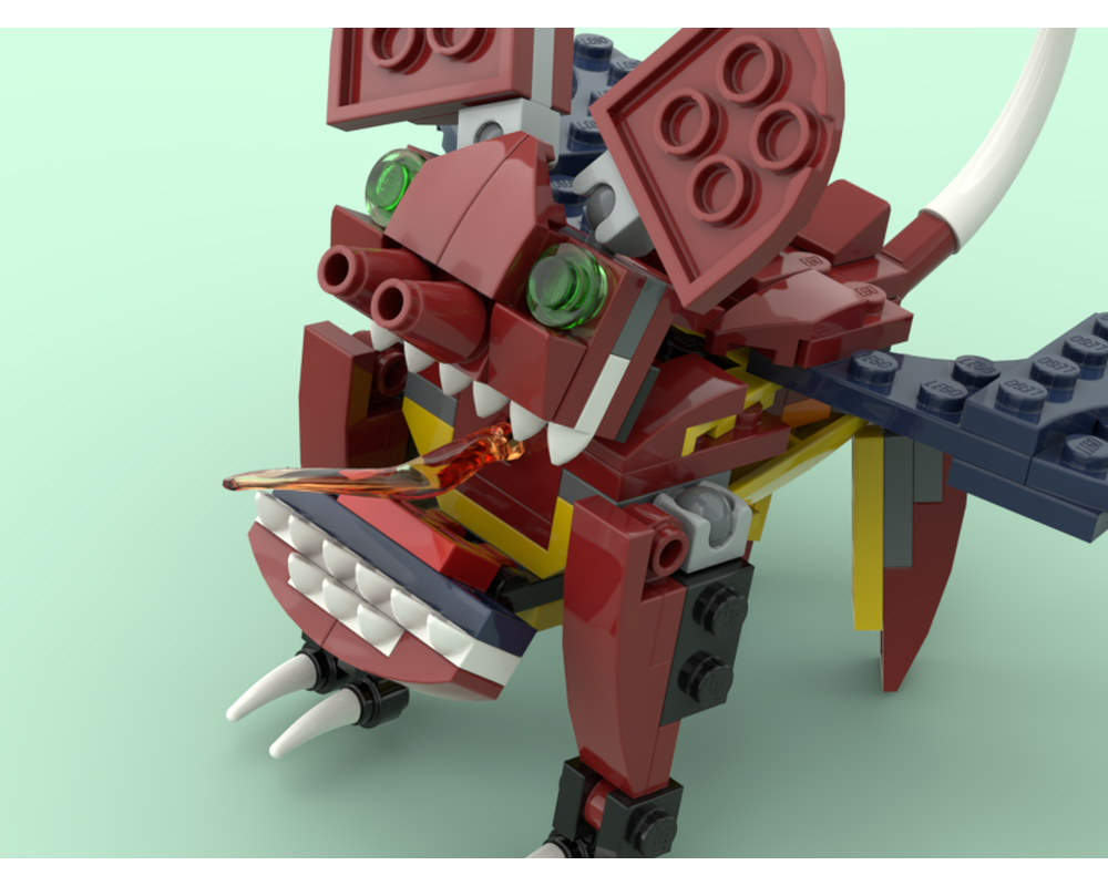 LEGO MOC Dragon Pig by eric_nunya | Rebrickable - Build with LEGO