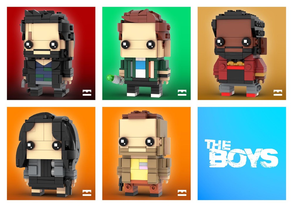 LEGO MOC The Boys Brickheadz Collection LEGO MOC - Amazon Prime Video ...