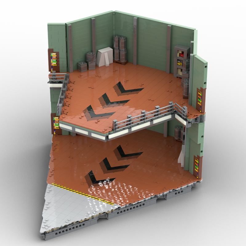 LEGO MOC Stargate Atlantis Puddle Jumper Bay (type A) by axsbricks ...