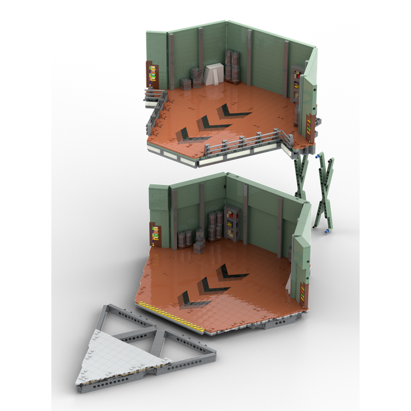 LEGO MOC Stargate Atlantis Puddle Jumper Bay (type A) by axsbricks ...