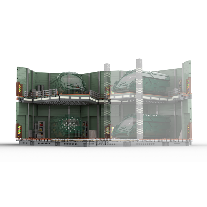 LEGO MOC Stargate Atlantis Puddle Jumper Bay (type A) by axsbricks ...