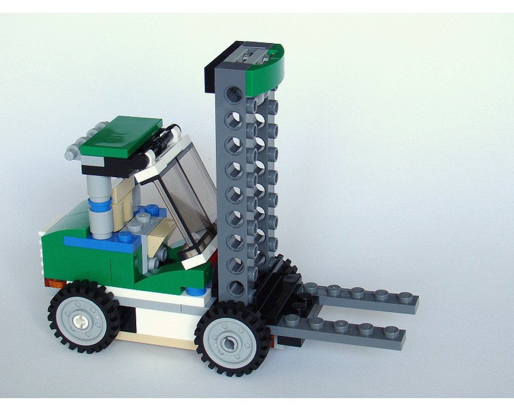 LEGO MOC 31056: Forklift Truck by Tomik | Rebrickable - Build with LEGO