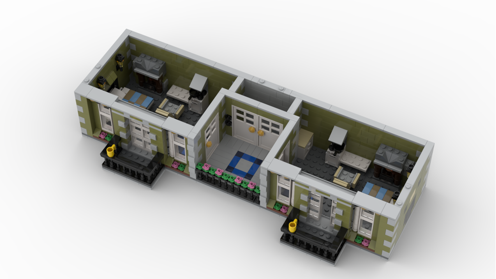LEGO MOC-121313 Parisian Garden Hotel 10243 Alternate Build by ...