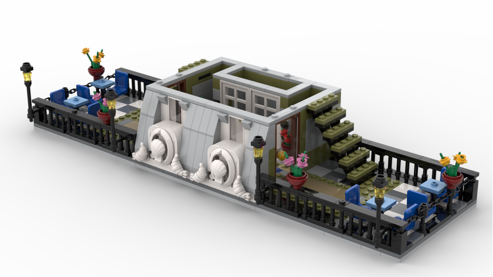 LEGO MOC Parisian Garden Hotel 10243 Alternate Build by BoggleLego ...