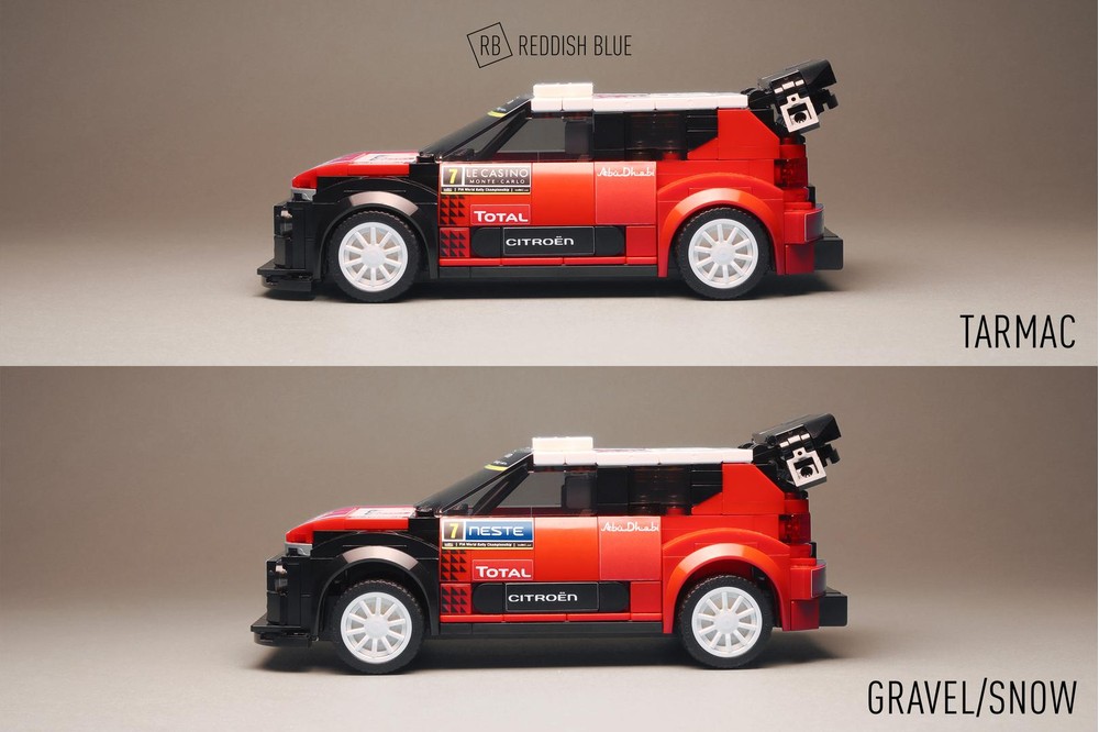 LEGO MOC Citroen C3 WRC by Reddish Blue | Rebrickable - Build with LEGO
