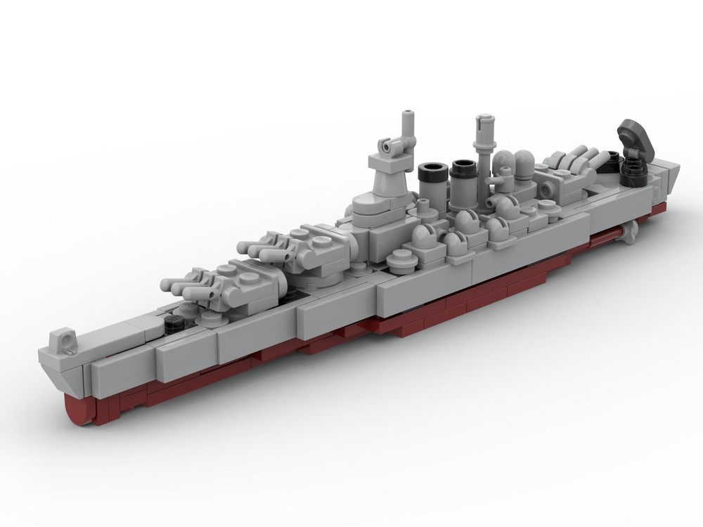 LEGO MOC USS Washington Battleship (BB-56) by The Bobby Brix Channel ...