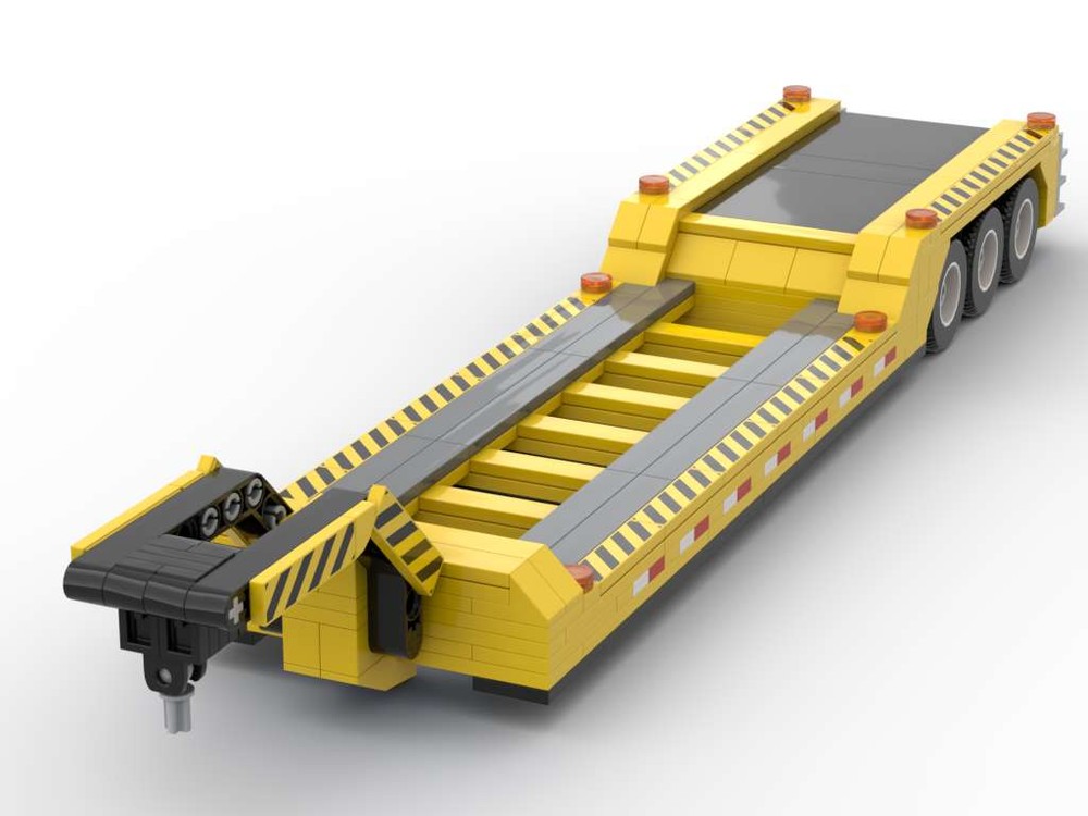 LEGO MOC American Truck, Lowboy Trailer, & Dump Truck by IBrickedItUp ...